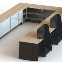 Retail Sales Counters & Checkout Counters for Convenience Stores