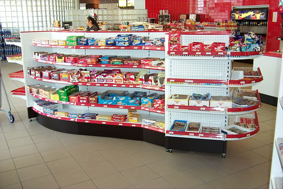 Gondola Shelving Systems & Black Gondola Shelving for C-Stores