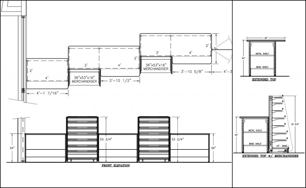 Sales Counter Drawings - SHOPCO U.S.A., Inc.