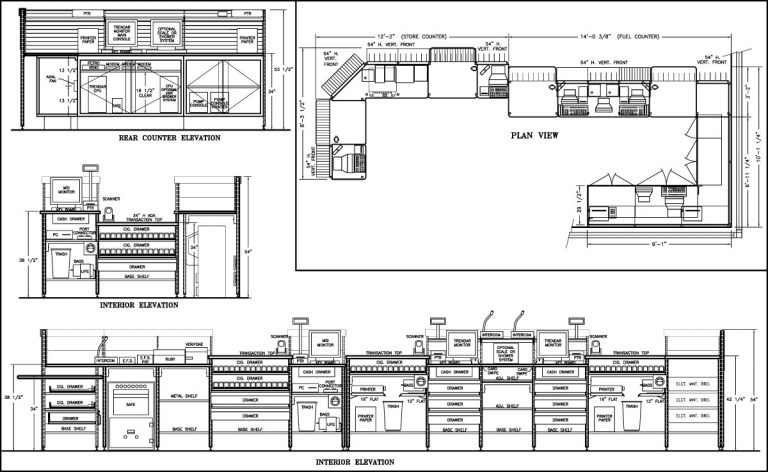 Sales Counter Drawings - SHOPCO U.S.A., Inc.