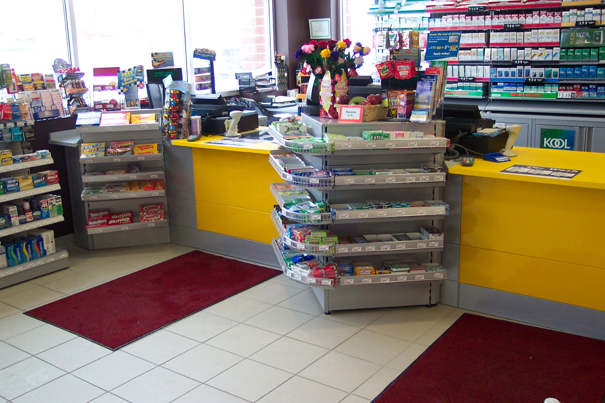 Retail Sales Counters & Checkout Counters for Convenience Stores
